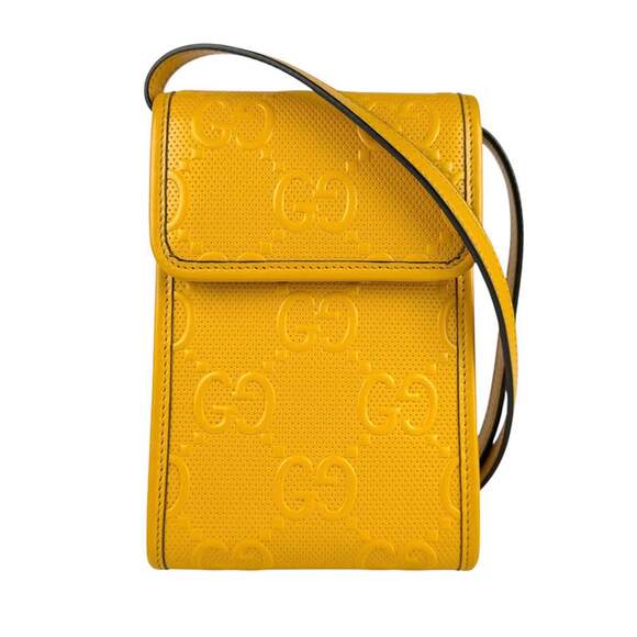 Gucci | Bags | Gucci Authentic Yellow Leather Shoulder Bag | Poshmark